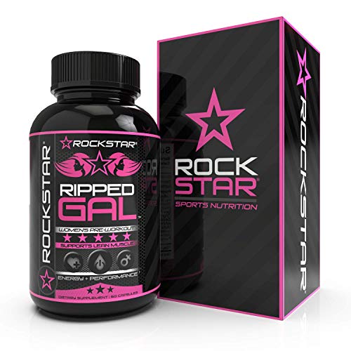 Ripped Gal - Pre-Workout Pills by Rockstar, Premium Muscle ...